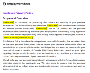 Employee Privacy Policy: Ultimate Guide for Canadian Employers