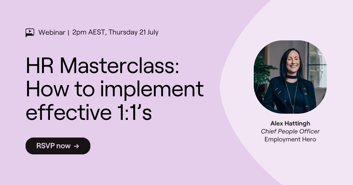 HR Masterclass: 1:1s 101