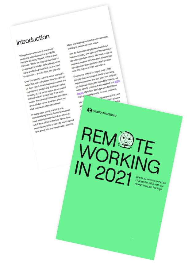 Remote Work Report 2021 | Employment Hero