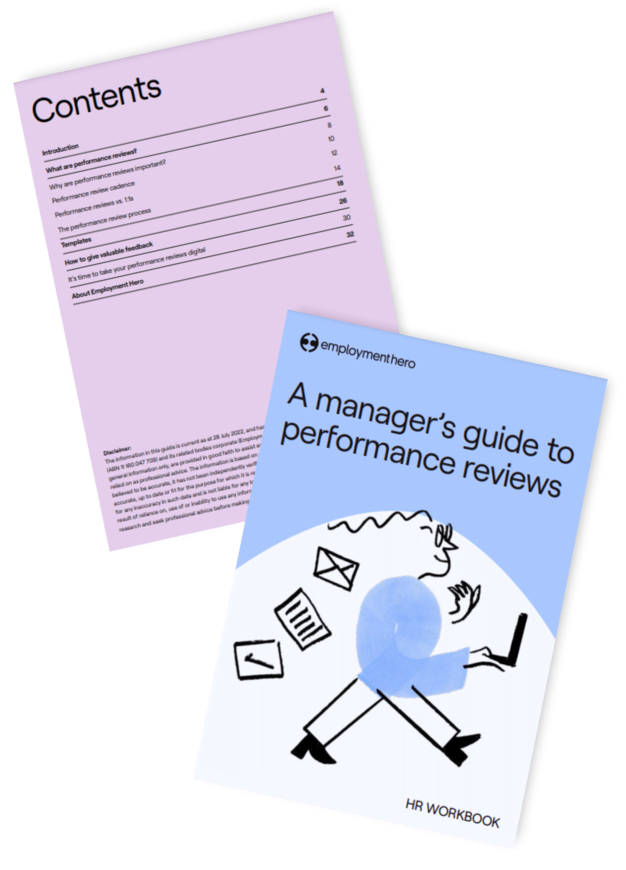 A manager's guide to performance reviews | Employment Hero