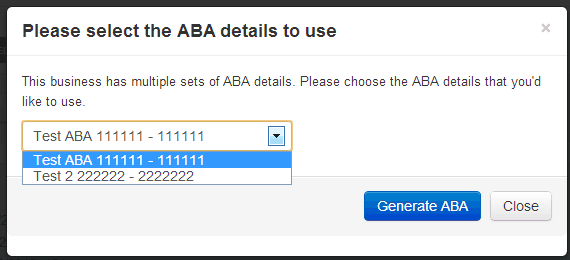 Generating ABA files in Employment Hero Payroll